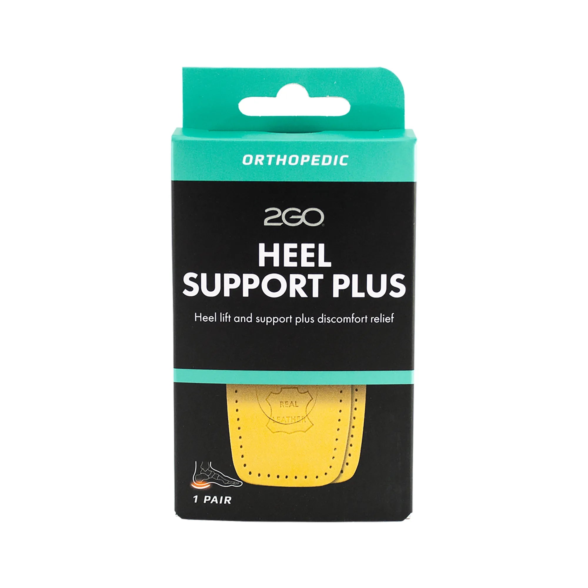 Hälinlägg 2GO Orthopedic Heel Support Plus - Beige Unisex
